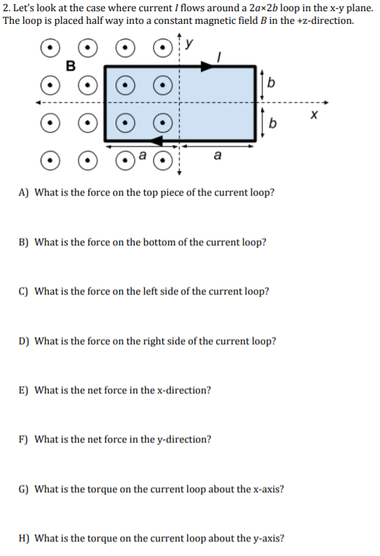 Solved 2. Let's look at the case where current I flows | Chegg.com