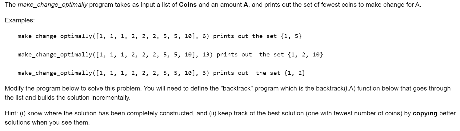 Solved This is a design/analysis algorithms problem. Please | Chegg.com