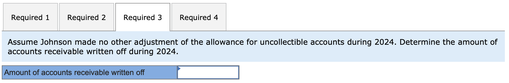 Solved Johnson Company calculates its allowance for | Chegg.com