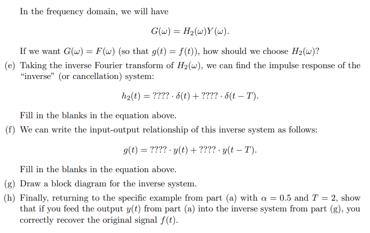 Solved 1. [25 points] Recall the echo system from the | Chegg.com