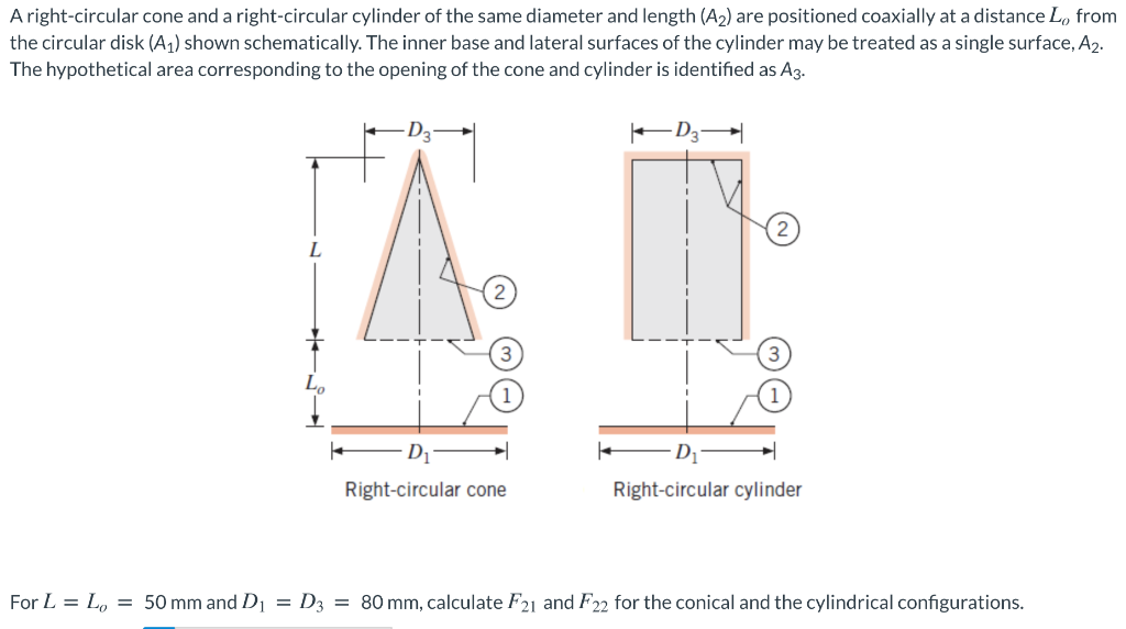 Solved A right-circular cone and a right-circular cylinder | Chegg.com