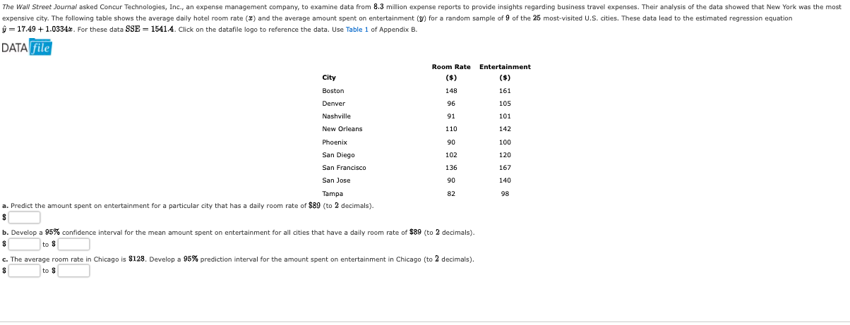 Solved average of the scores provided by each respondent. A | Chegg.com