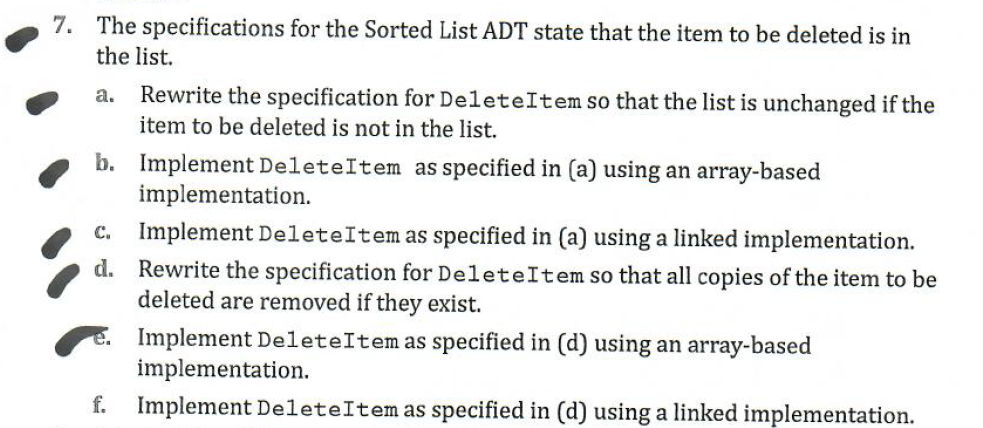 Chapter 4 ADT Sorted List MergeLists(SortedType | Chegg.com