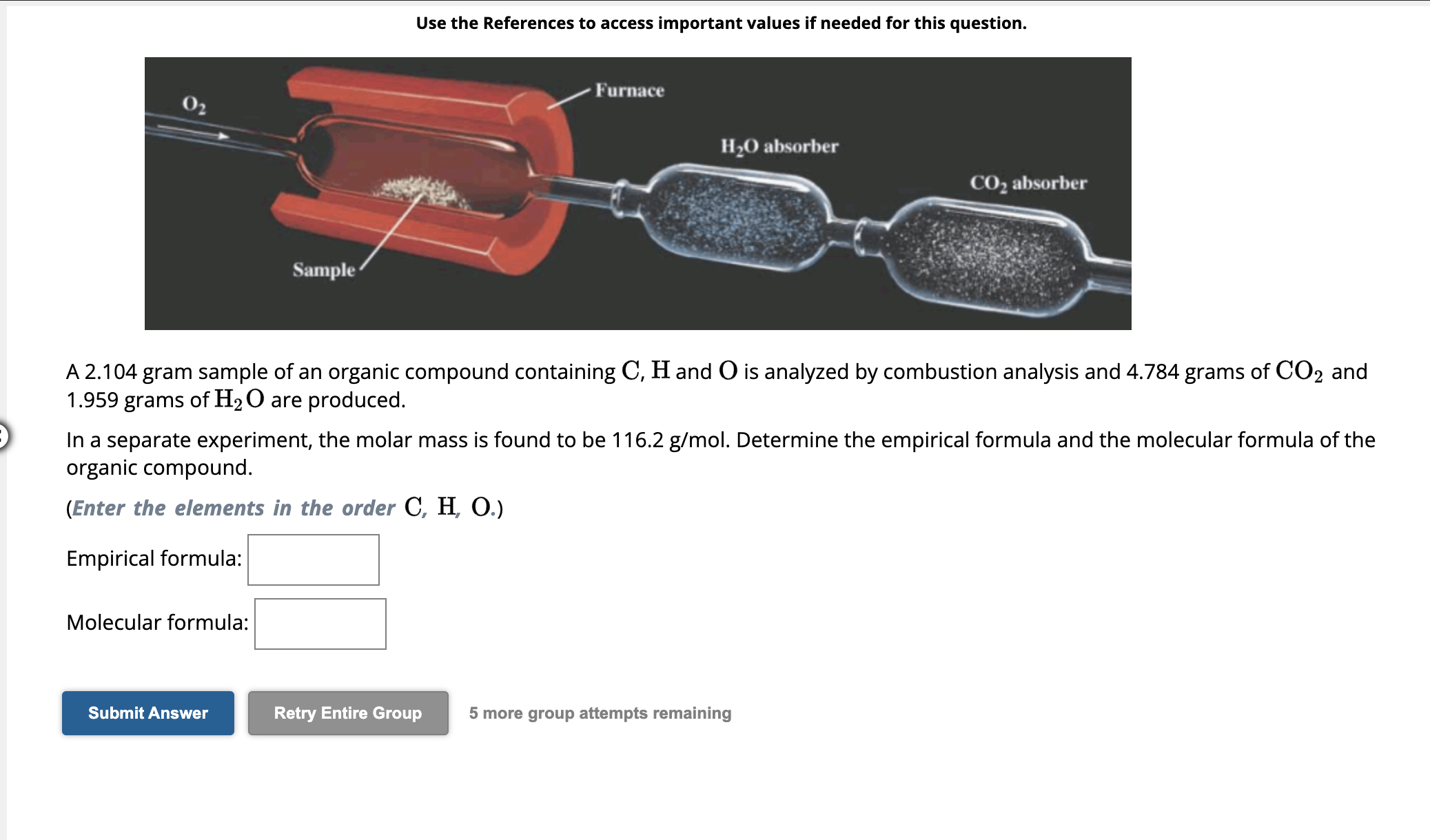 Solved Use the References to access important values if | Chegg.com