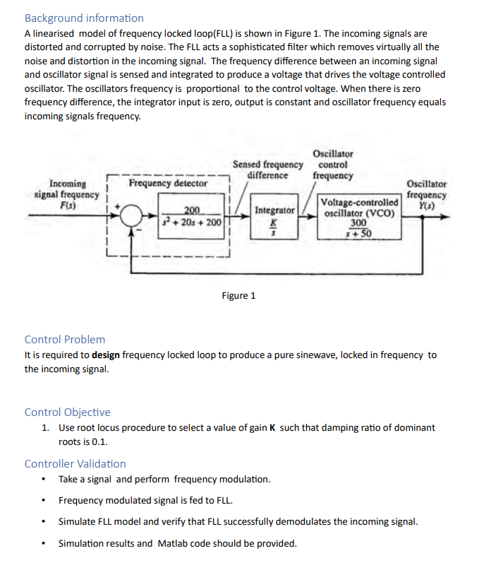 Solved Background information A linearised model of | Chegg.com