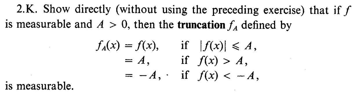 Solved 5.T. Let f be an X-measurable function on X to R. For | Chegg.com