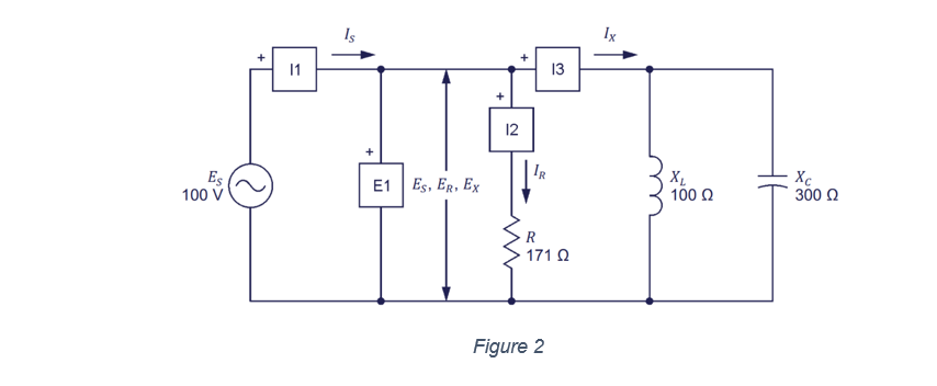 Solved 2. Calculate all voltages, currents and reactive | Chegg.com