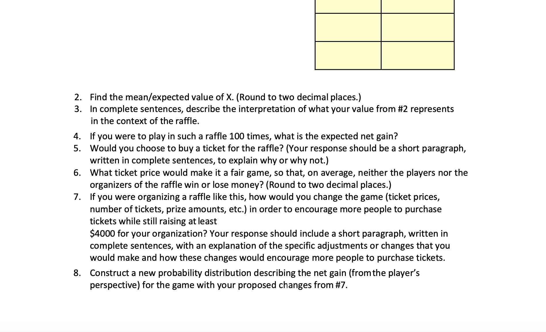 I need help anwsering ONLY QUESTIONS 6,7,&8 | Chegg.com