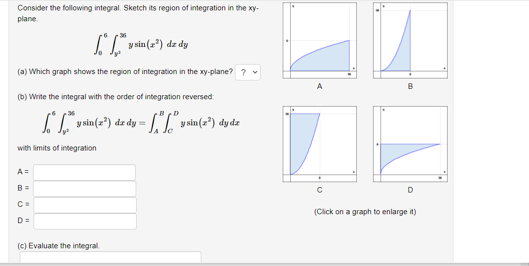 Solved Consider the following integral. Sketch its region of | Chegg.com