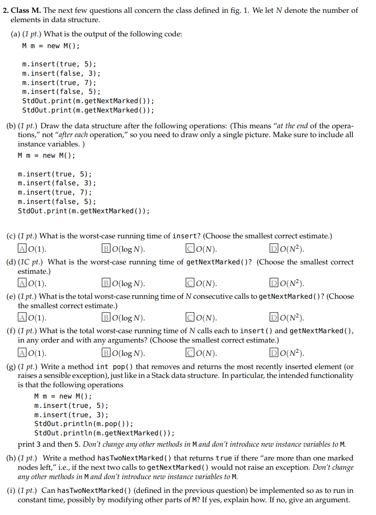 Solved Figure 1: Class M (for Mystery).2. Class M. The next | Chegg.com
