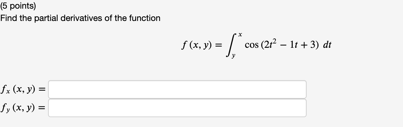 Solved Find the partial derivatives of the function | Chegg.com