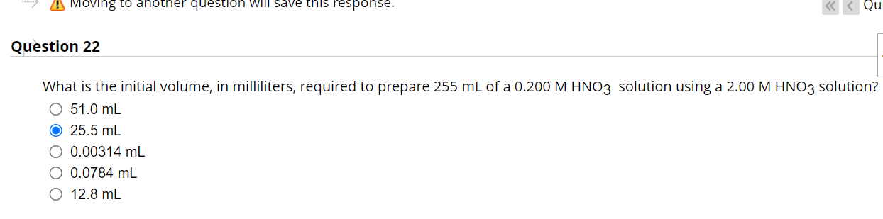 Solved What is the initial volume, in milliliters, required | Chegg.com