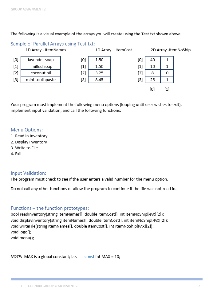 Solved Group Assignment 2 (10 pts TOTAL PеR MEMBER/ROLE) For | Chegg.com