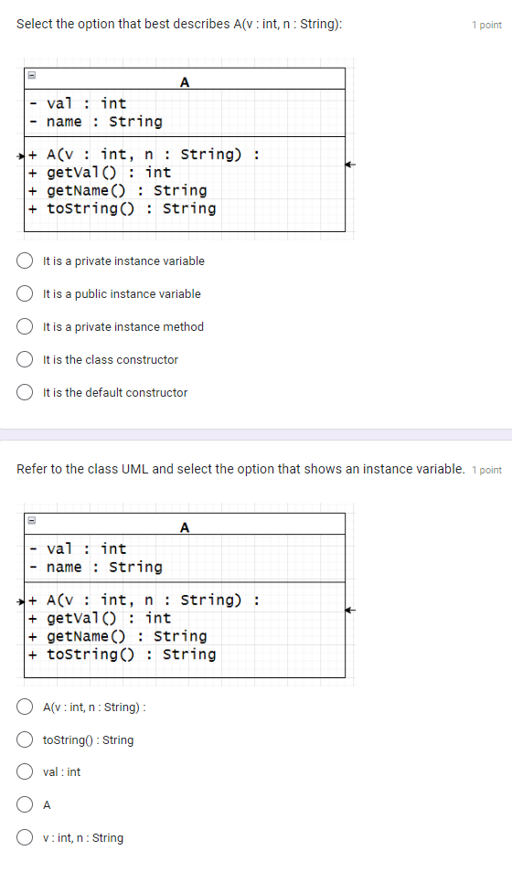 Solved Select the option that best describes updateFunny() | Chegg.com