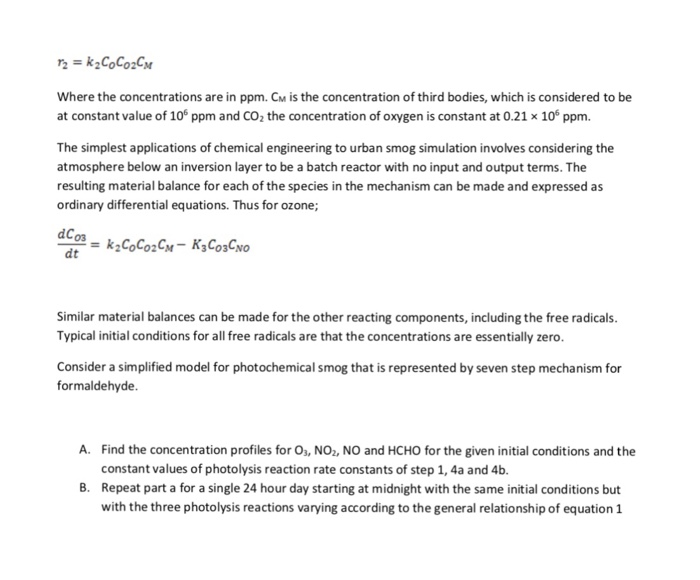 Multiple Reactions (use Polymath) A seven step | Chegg.com