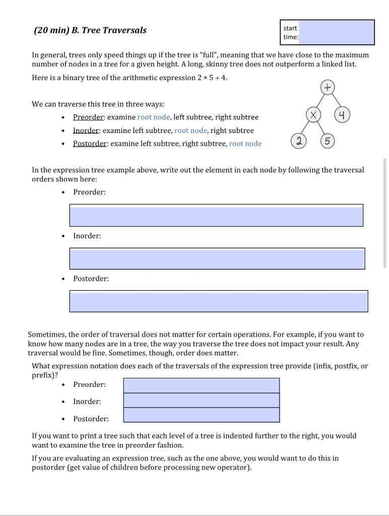 Solved 1. Draw a binary tree with 6 nodes (labeled | Chegg.com