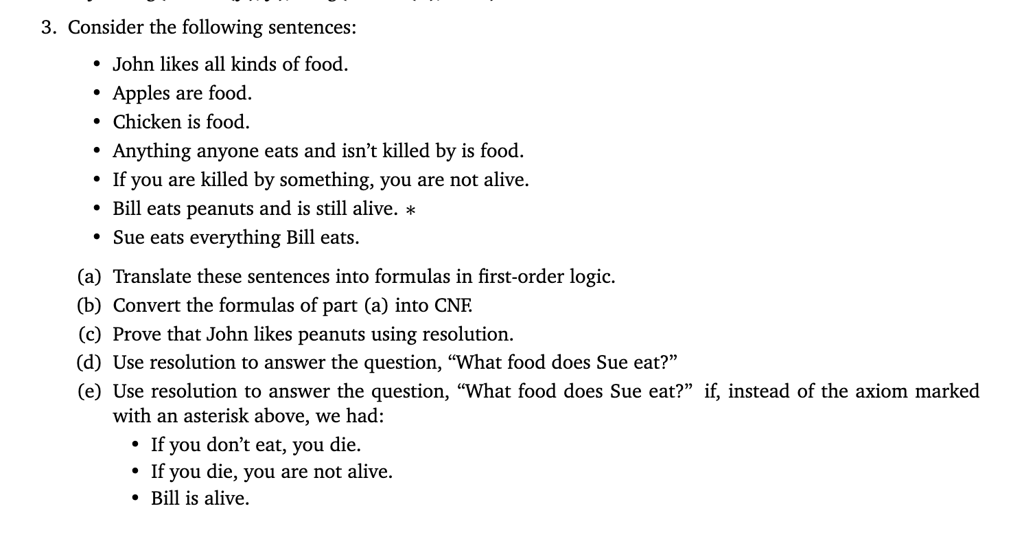 Solved Consider the following sentences:John likes all kinds | Chegg.com