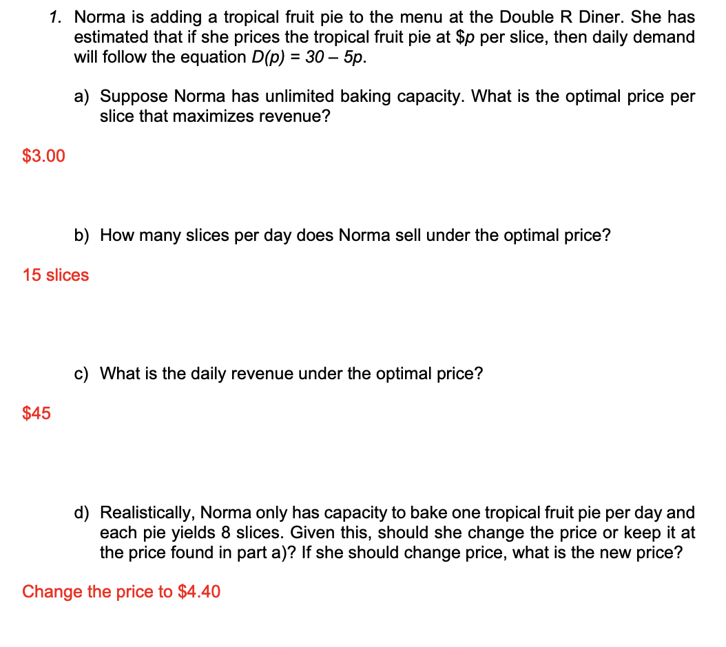 Solved answers are in red but how do you get to that answer? | Chegg.com