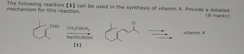 Solved The following reaction (1) can be used in the | Chegg.com