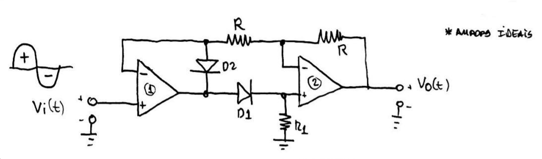 Solved Knowing that the voltage drop in the diodes is Vd = | Chegg.com