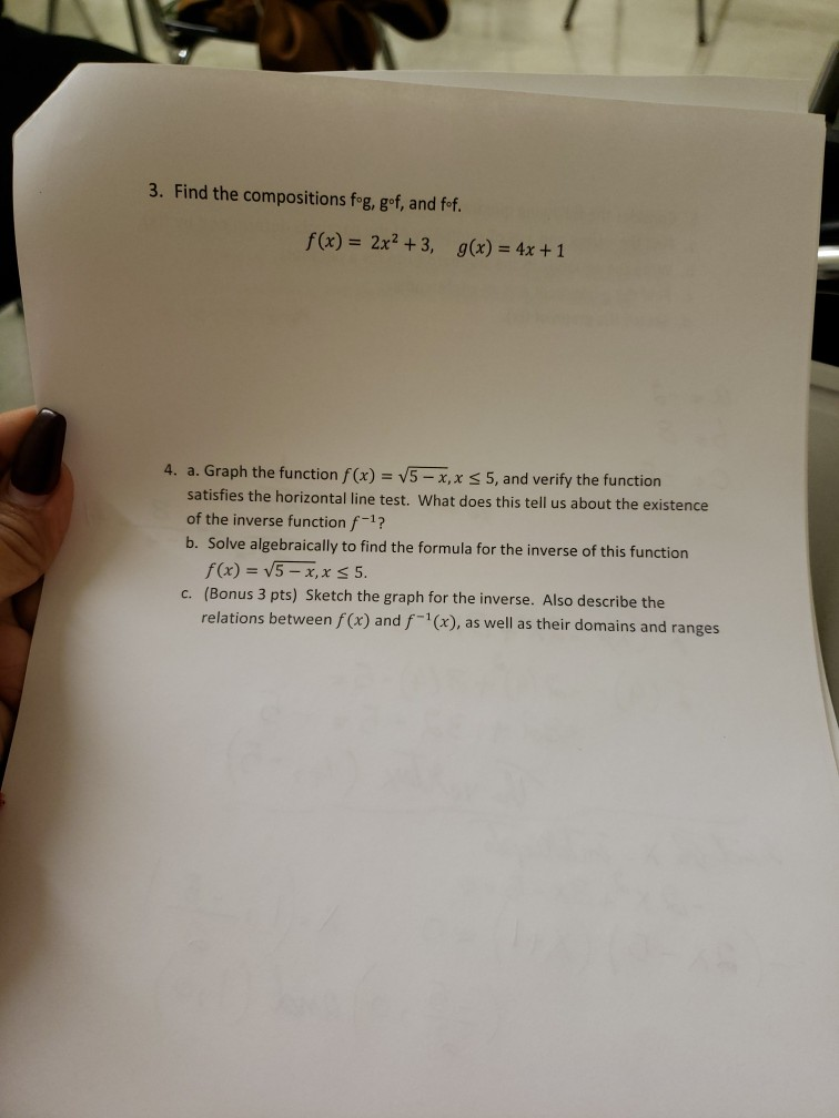 Solved 2. Consider the parent function f(x) = x2. a. For | Chegg.com
