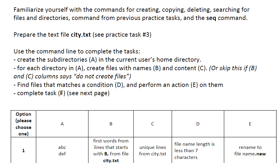 Solved Familiarize yourself with the commands for creating, | Chegg.com