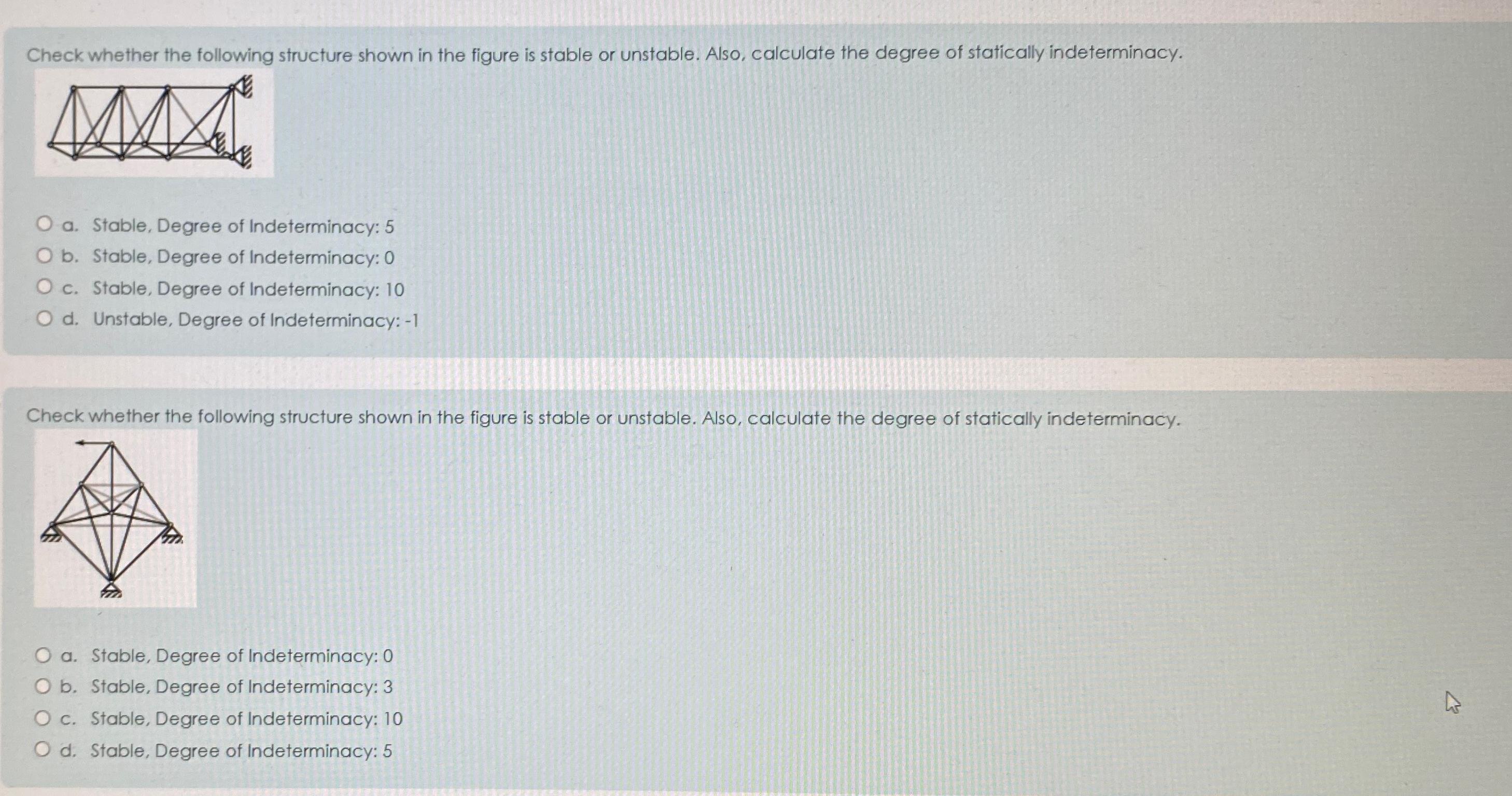 Solved Check whether the following structure shown in the | Chegg.com