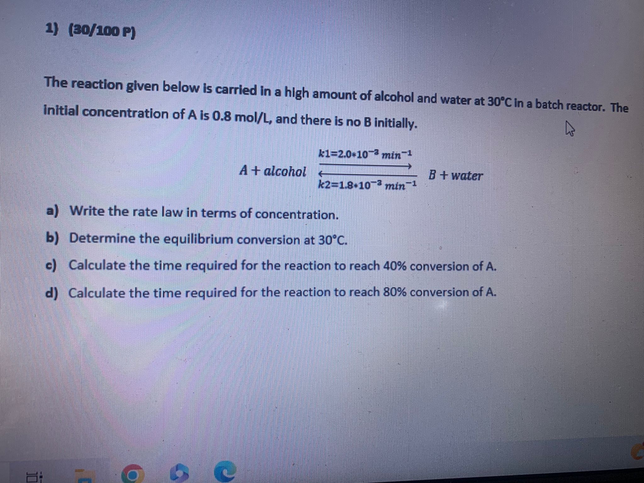 Solved The reaction given below is carried in a high amount | Chegg.com