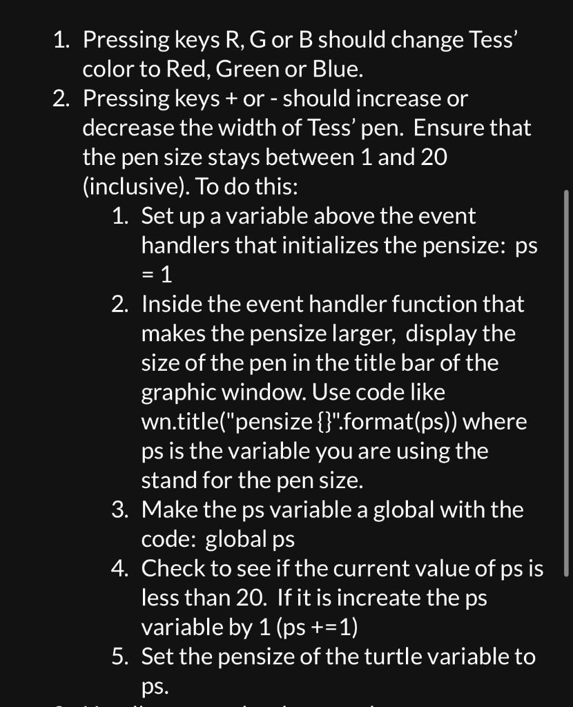 Solved import turtle turtle.setup(400,500) wn = | Chegg.com