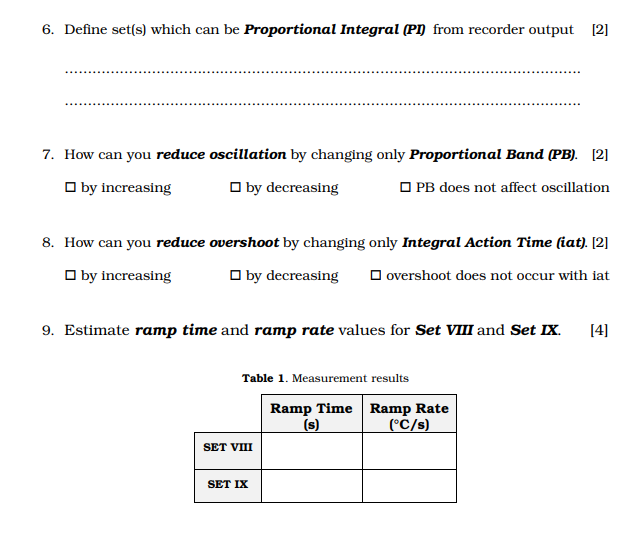 Solved 6. Define set(s) which can be Proportional Integral | Chegg.com