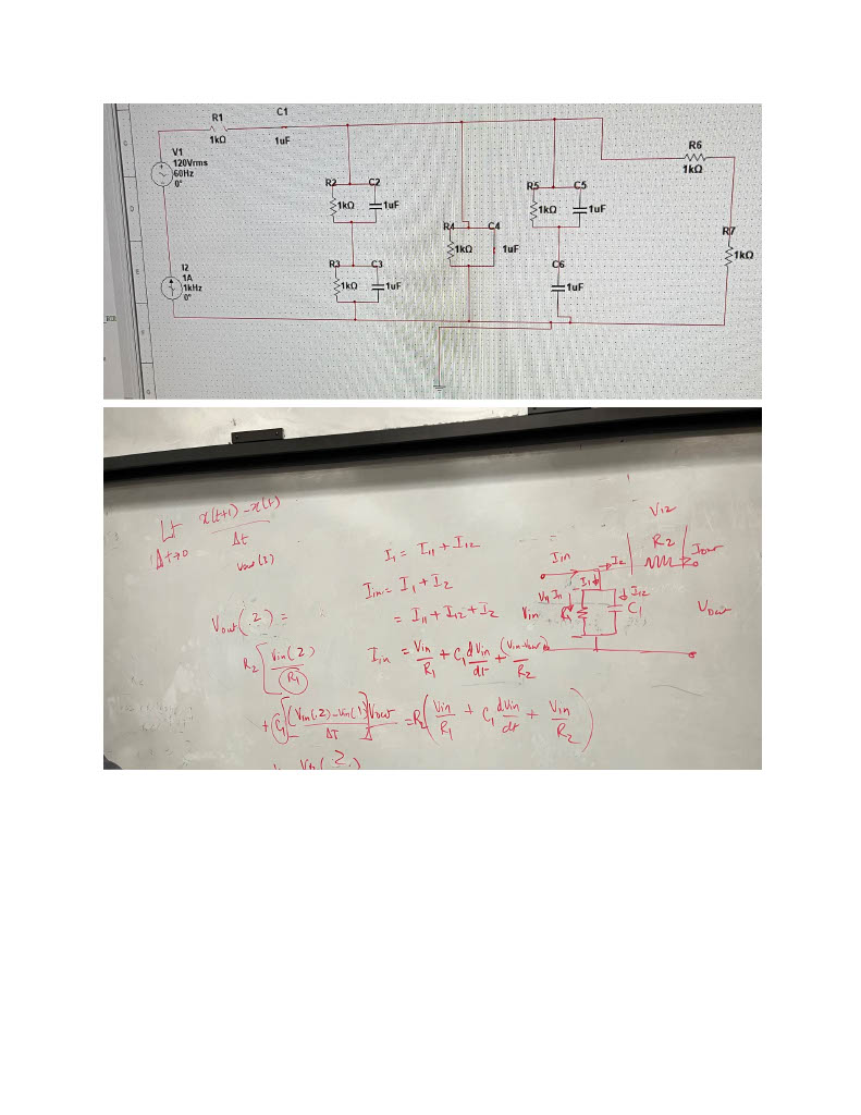 Can you solve for the resistors and capacitors using | Chegg.com