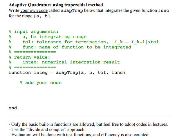 test functions =============== #1: for 0