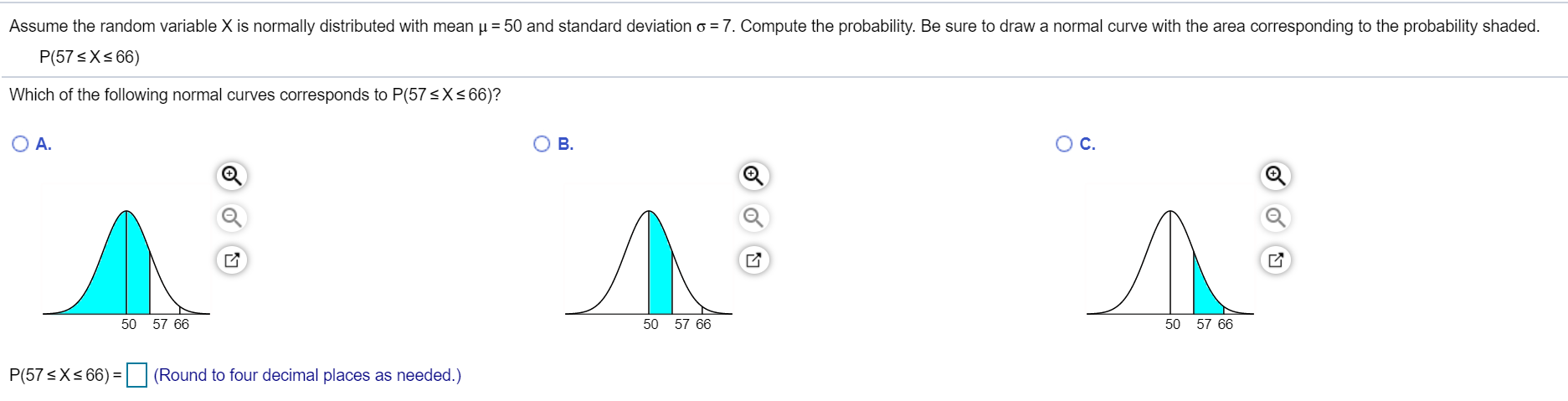 Solved Assume the random variable X is normally distributed | Chegg.com