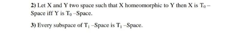 Solved 2) Let X and Y two space such that X homeomorphic to | Chegg.com