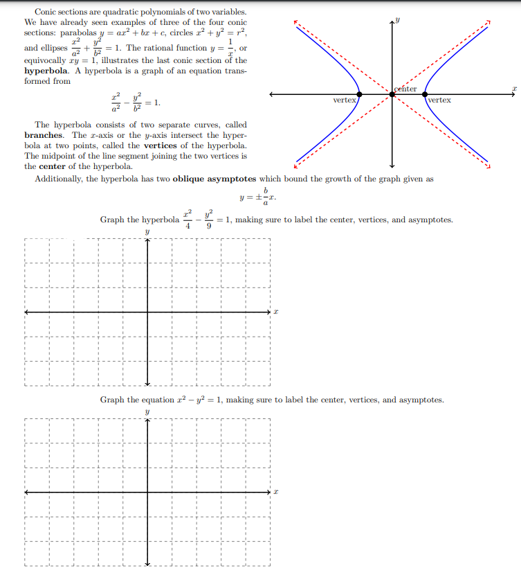 Solved Conic sections are quadratic polynomials of two | Chegg.com