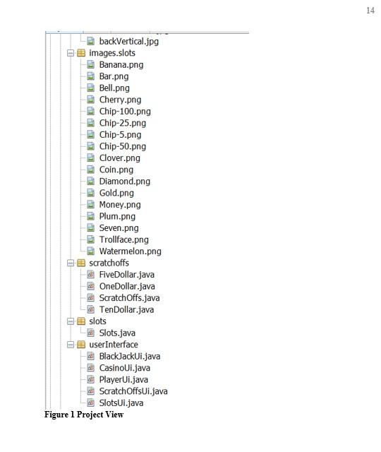 Tasks Activity Casino project Copy previous | Chegg.com