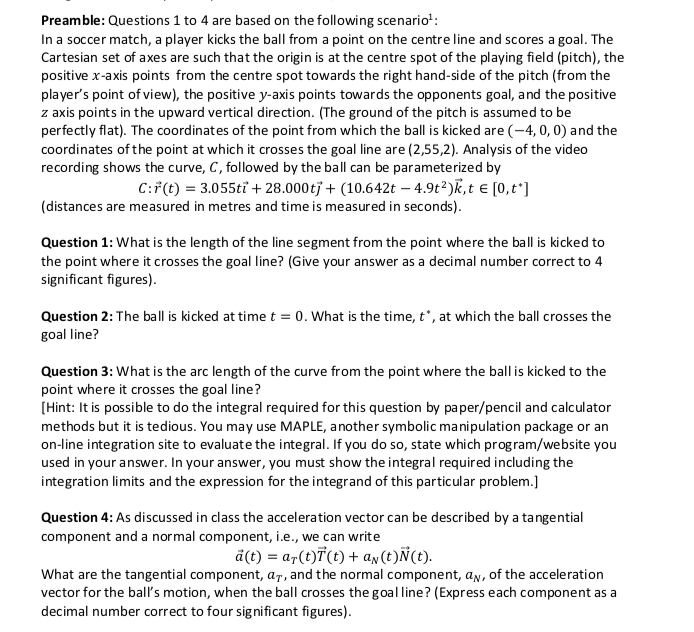 Preamble: Questions 1 to 4 are based on the following | Chegg.com