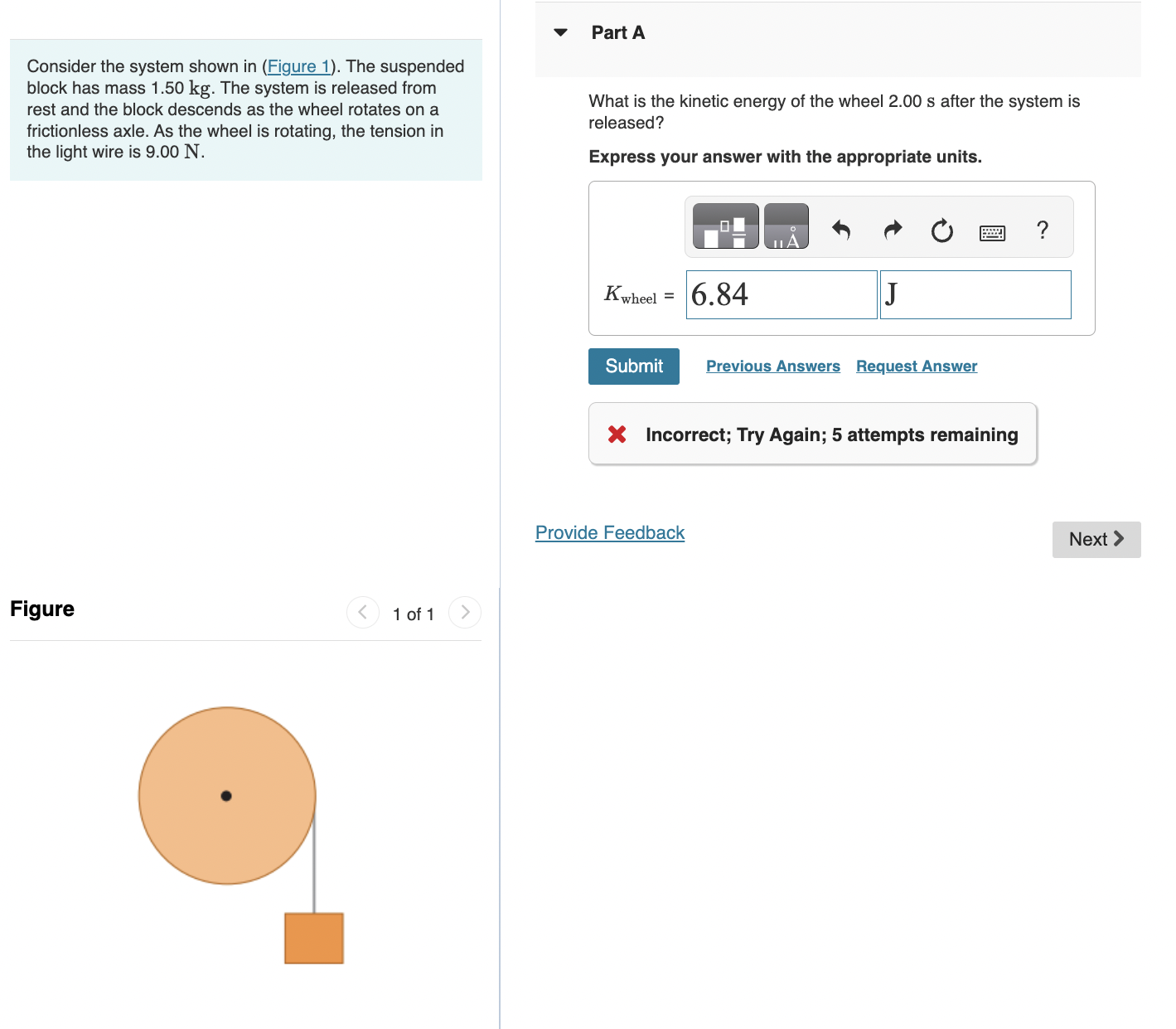 Solved Consider the system shown in . The suspended block | Chegg.com
