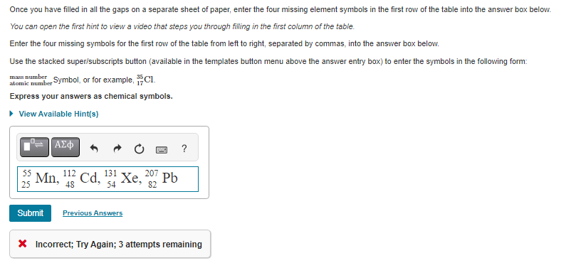 Solved \begin{tabular}{|l|c|c|c|c|c|} \hline Symbol & 3579Br | Chegg.com
