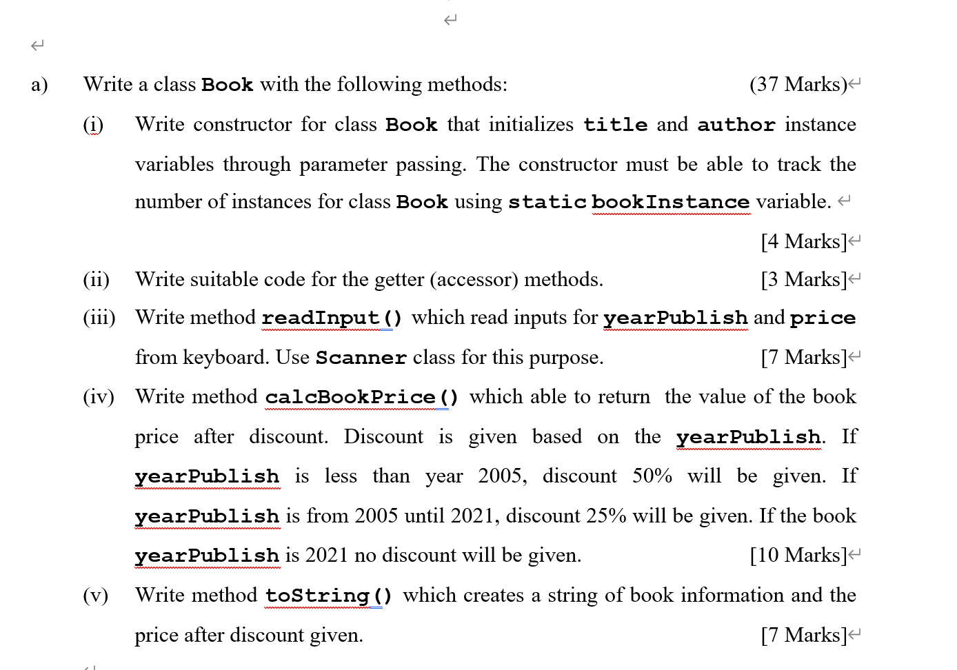 Solved Question 24 Given the following UML diagram in Figure | Chegg.com