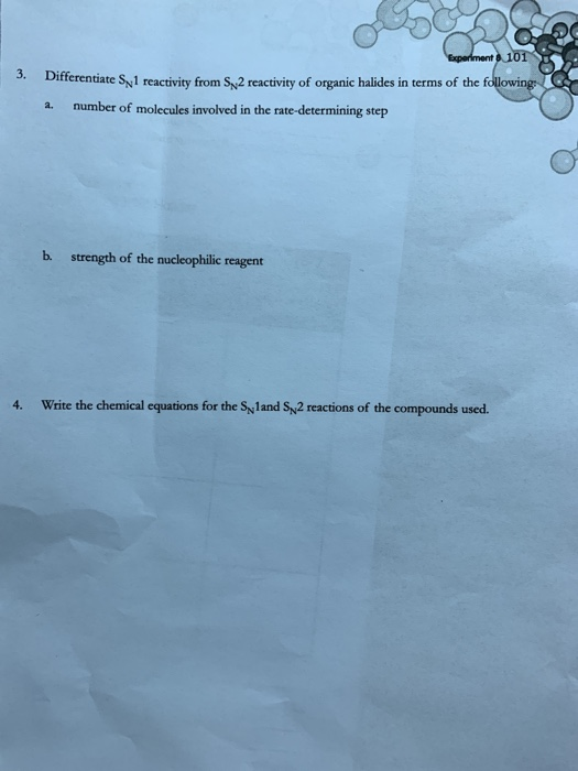 Solved Which organic halide/s studied is/are: a. positive | Chegg.com