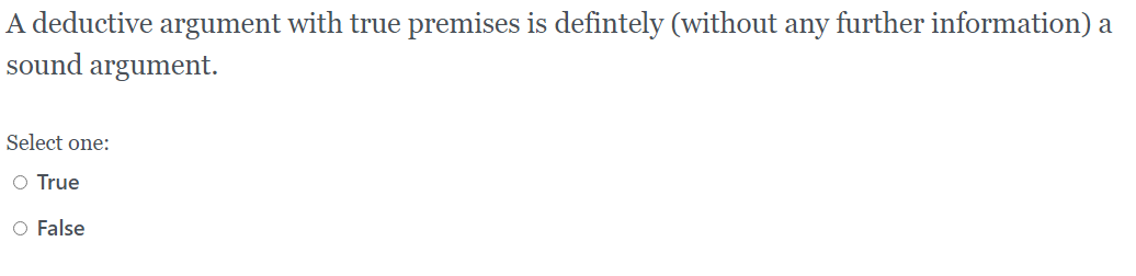 Solved All invalid deductive arguments are automatically | Chegg.com