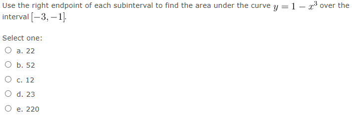 Solved Use the right endpoint of each subinterval to find | Chegg.com
