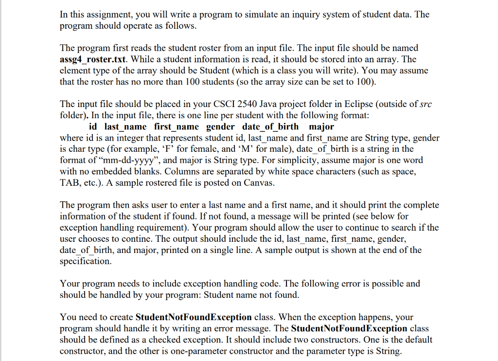 Solved Program Structure: Your source code should be | Chegg.com