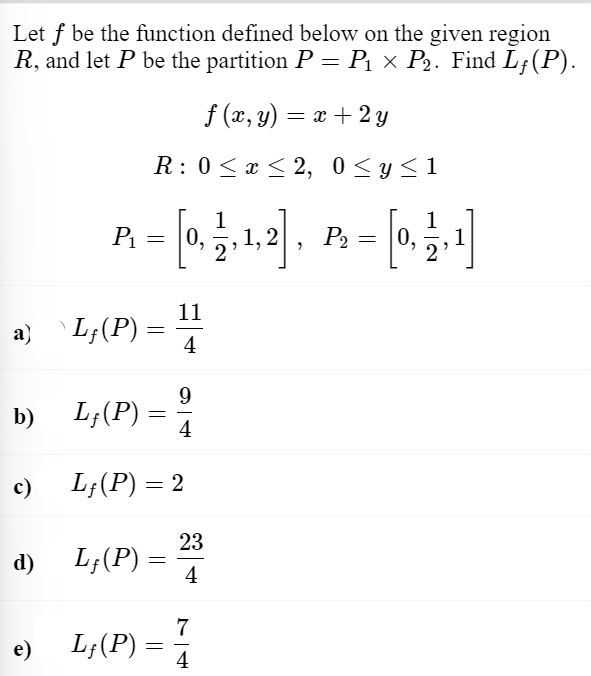 Solved Let f be the function defined below on the given | Chegg.com
