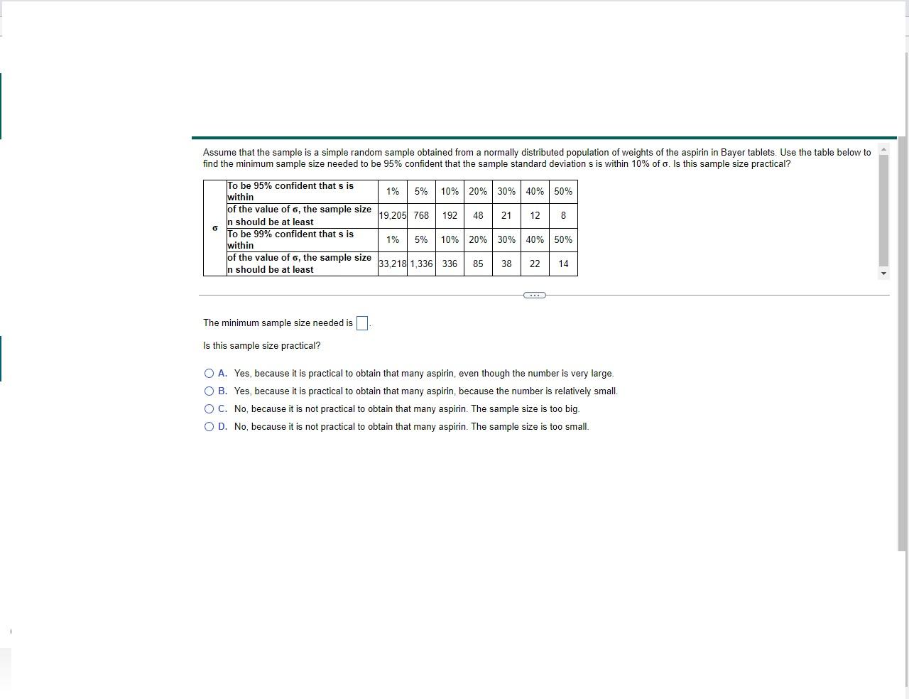 Solved Assume that the sample is a simple random sample | Chegg.com