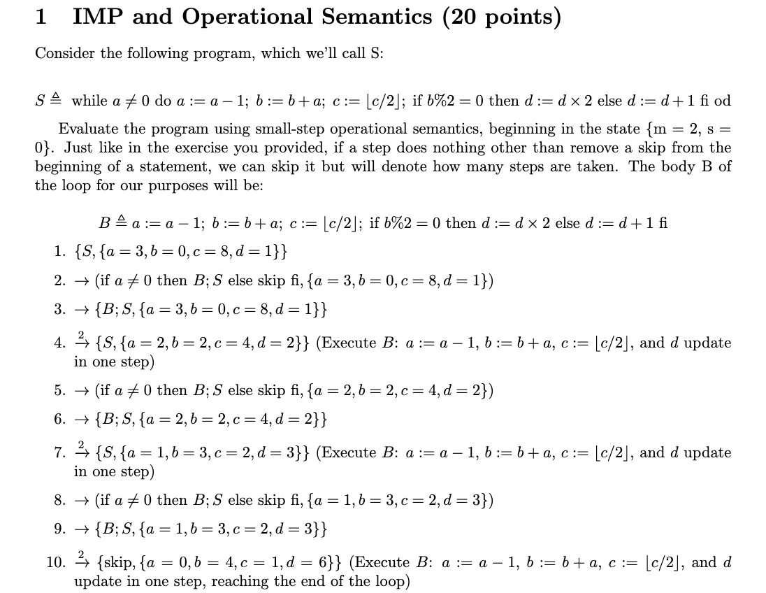 Solved Consider the following program, which we'll call S: | Chegg.com