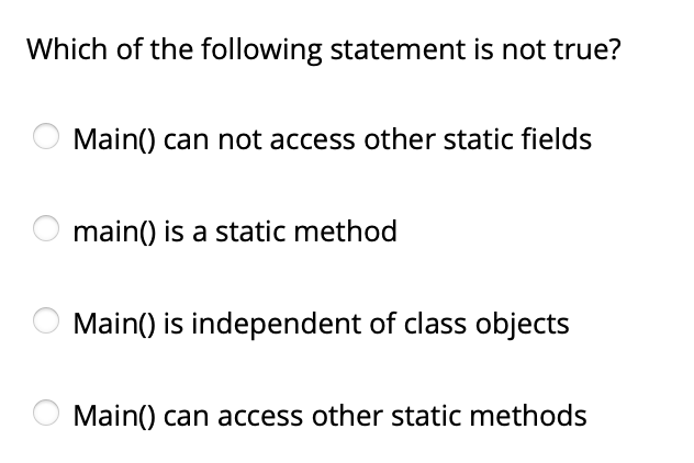 Solved Determine which statement uses a wrapper class. char | Chegg.com
