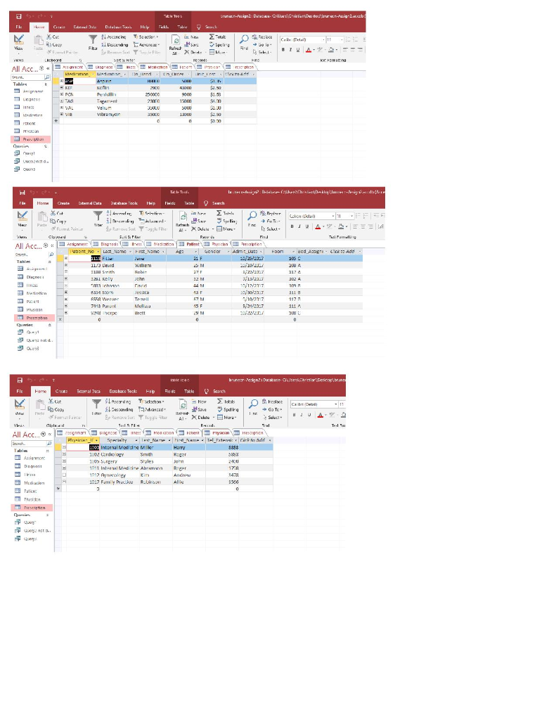 Solved Need help with SQL statement homework using Access. | Chegg.com