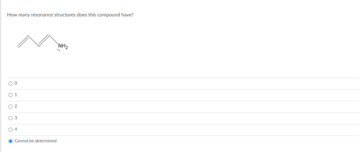 Solved How many resonance structures does this compound | Chegg.com